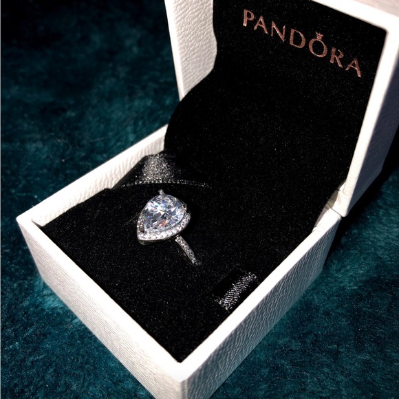 Pandora | Jewelry | Pandora Silver Teardrop Ring | Poshmark